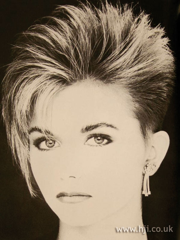 1986 cropped quiff hairstyle