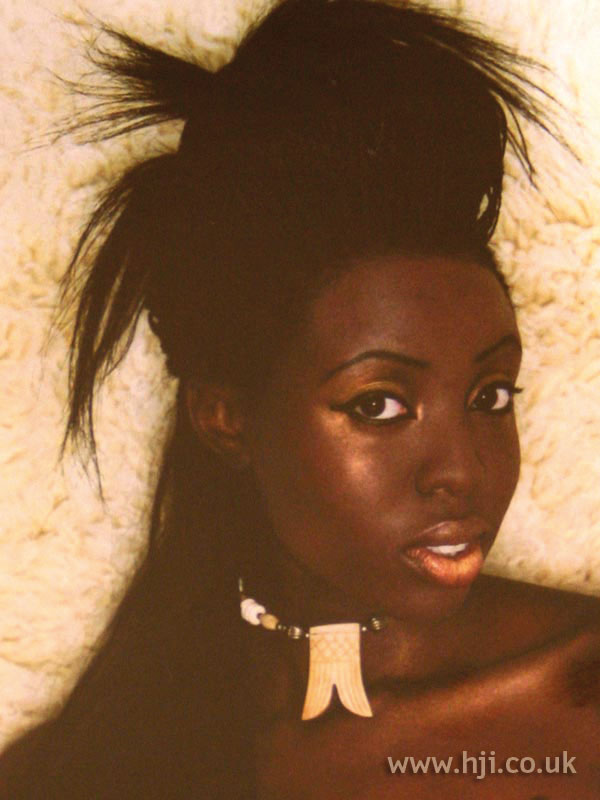 2002 afro quiff hairstyle