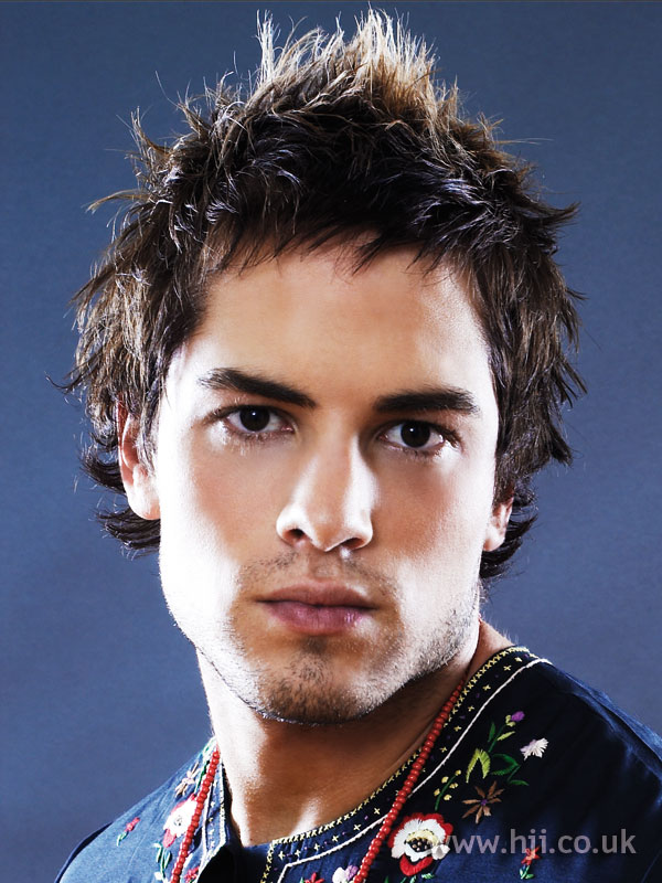 2005 men brunette hairstyle