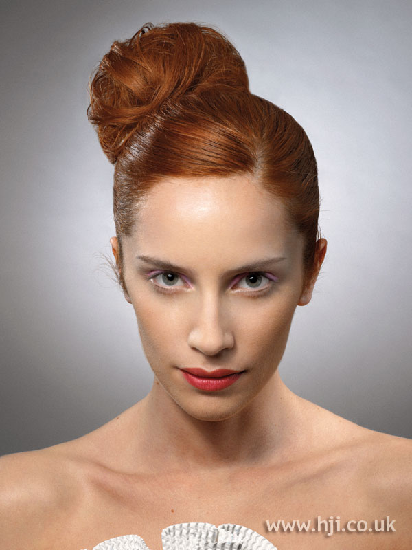 2007 redhead updo hairstyle