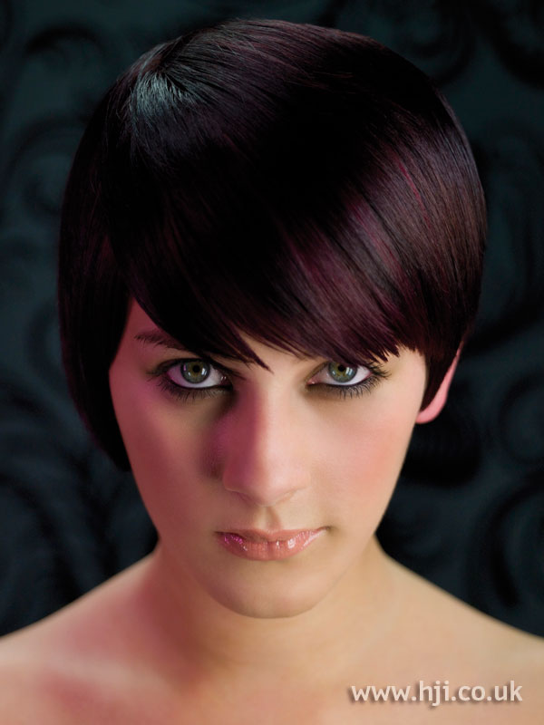 2008 purple bob hairstyle