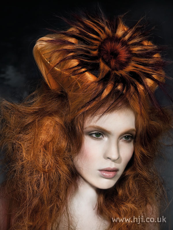 2009 redhead texture hairstyle