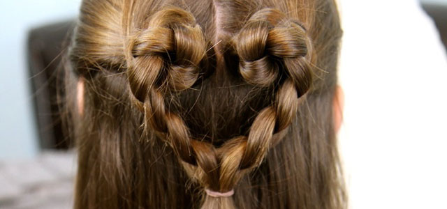 Heart hairstyles to inspire this valentine's day