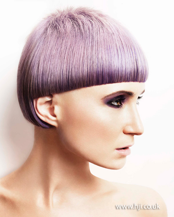 2014 purple futuristic bob