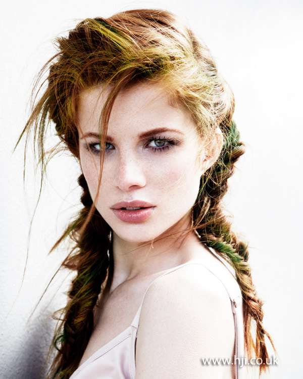 2008 blonde mohawk hairstyle