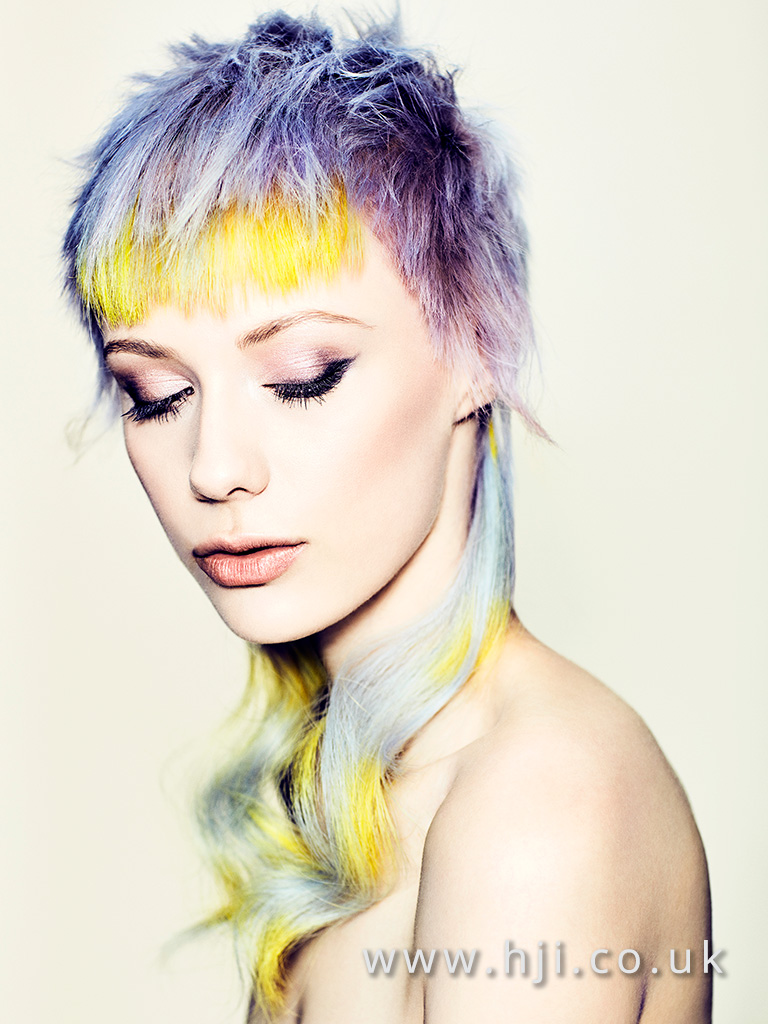 2016 Colour Project Short Disconnected Crop with Lilac Roots and Yellow ...