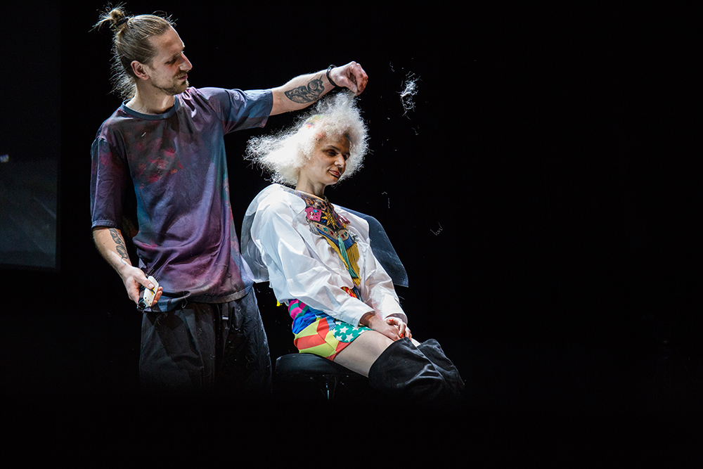 Davines showcases hair on stage in london