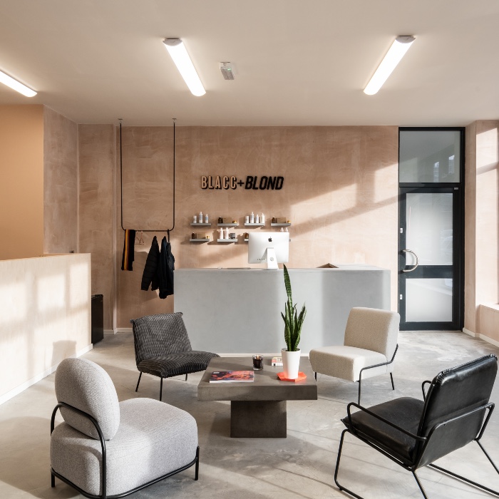 Salon interior inspo: blacc+blond