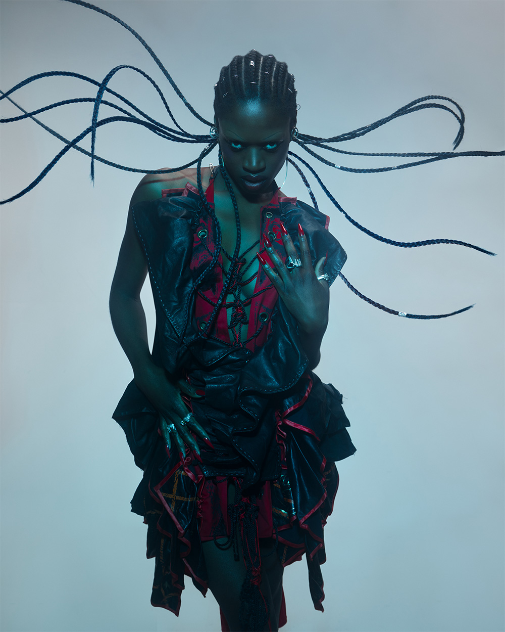 Lisa farrall afro hairdresser of the year 2022 finalist collection