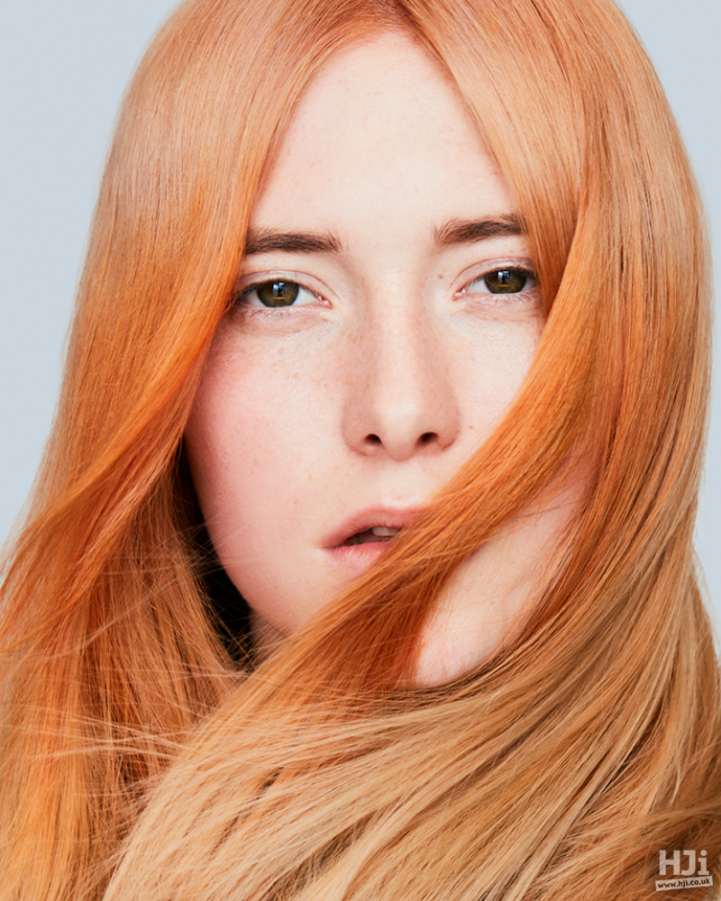 Long Straight Centre Parting